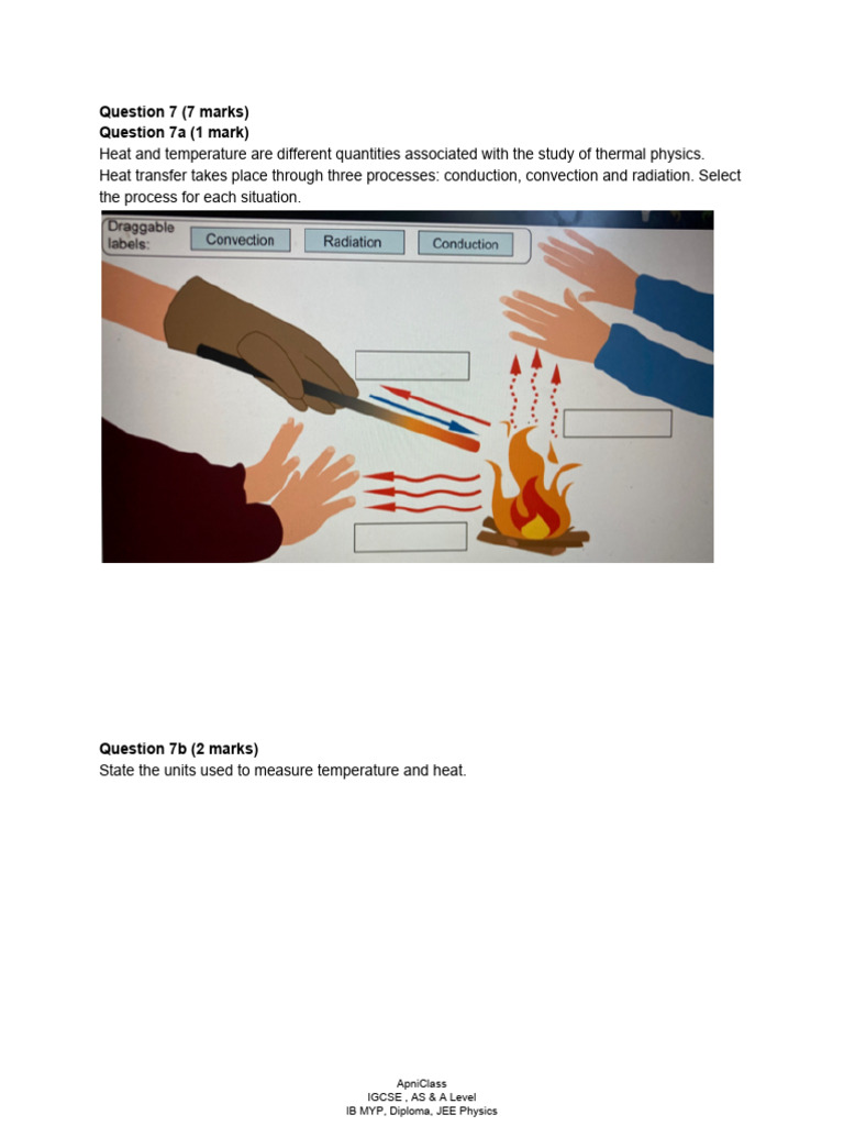 Physics MYP Questions 3 | PDF | Heat Transfer | Heat
