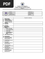 Lesson Plan With Indicators and Annotations | PDF | Learning | Lesson Plan