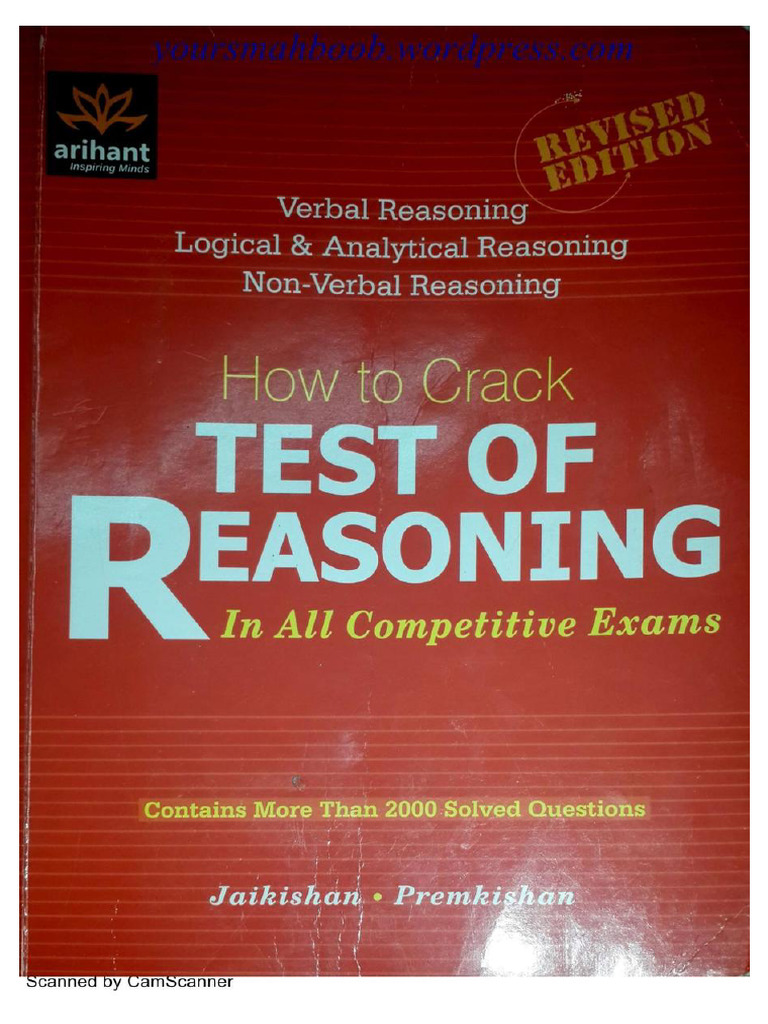 Arihant Reasoning Book PDF Free | PDF