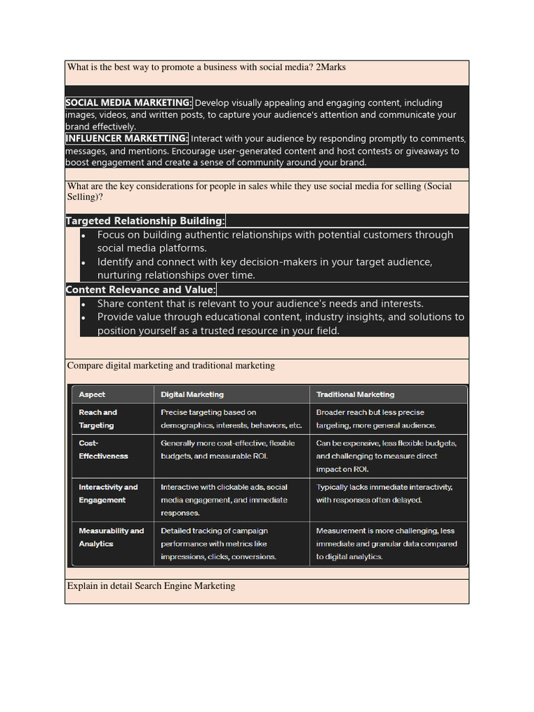 DM Ise Ans QB | PDF | Search Engine Optimization | Marketing