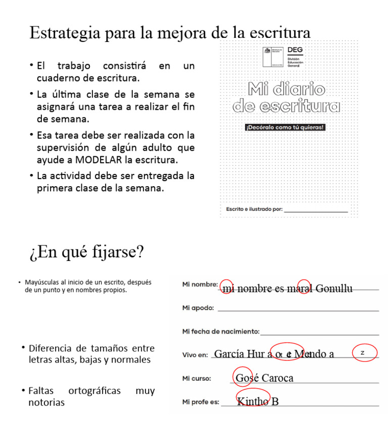Cuaderno de Escritura | PDF