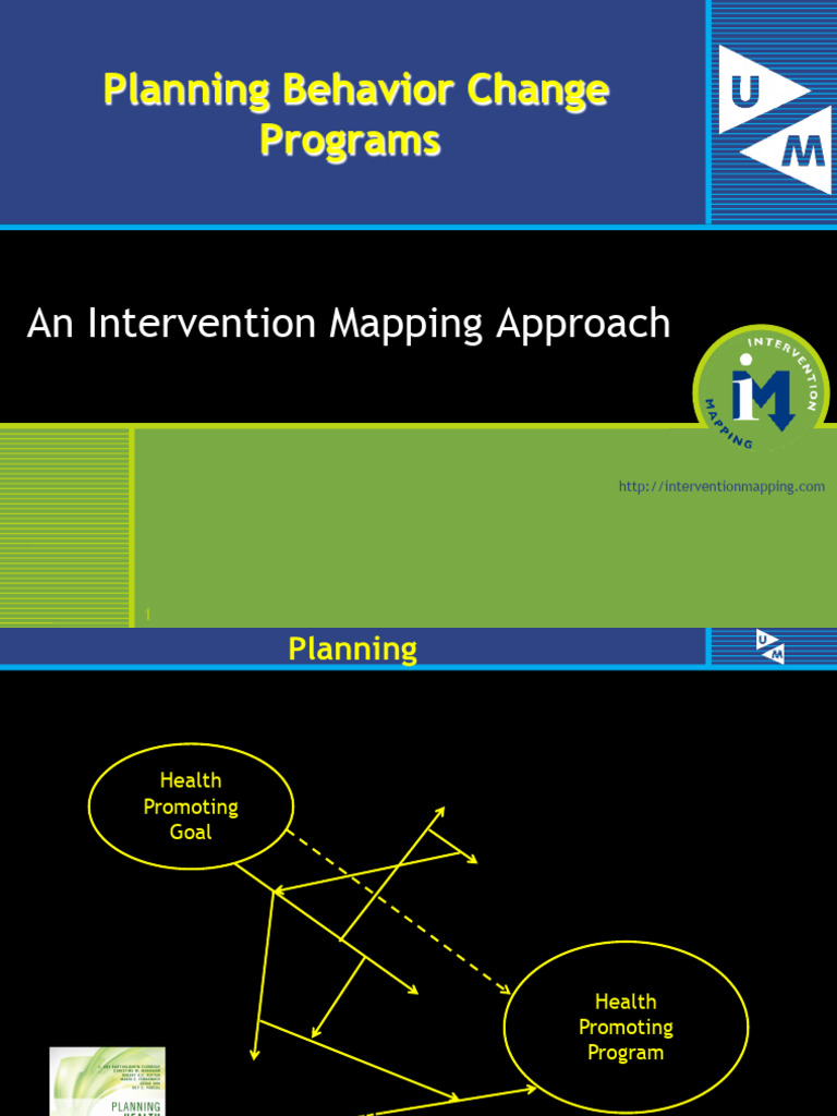 M3 - M4 - M5 - Intervention Mapping | PDF | Behavior | Program Evaluation