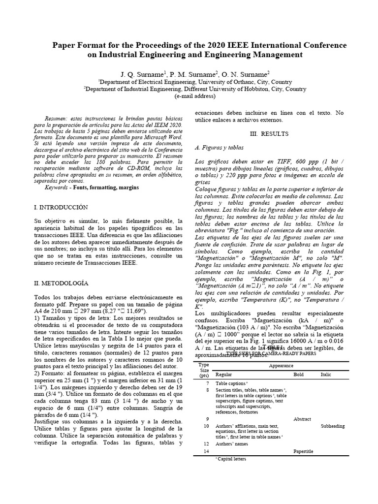 Plantilla-Paper - Esp | PDF | Informática | Escritura