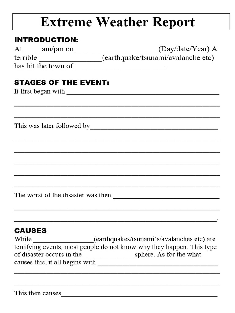 Extreme Weather Report | PDF | Earthquake Engineering | Risk Management