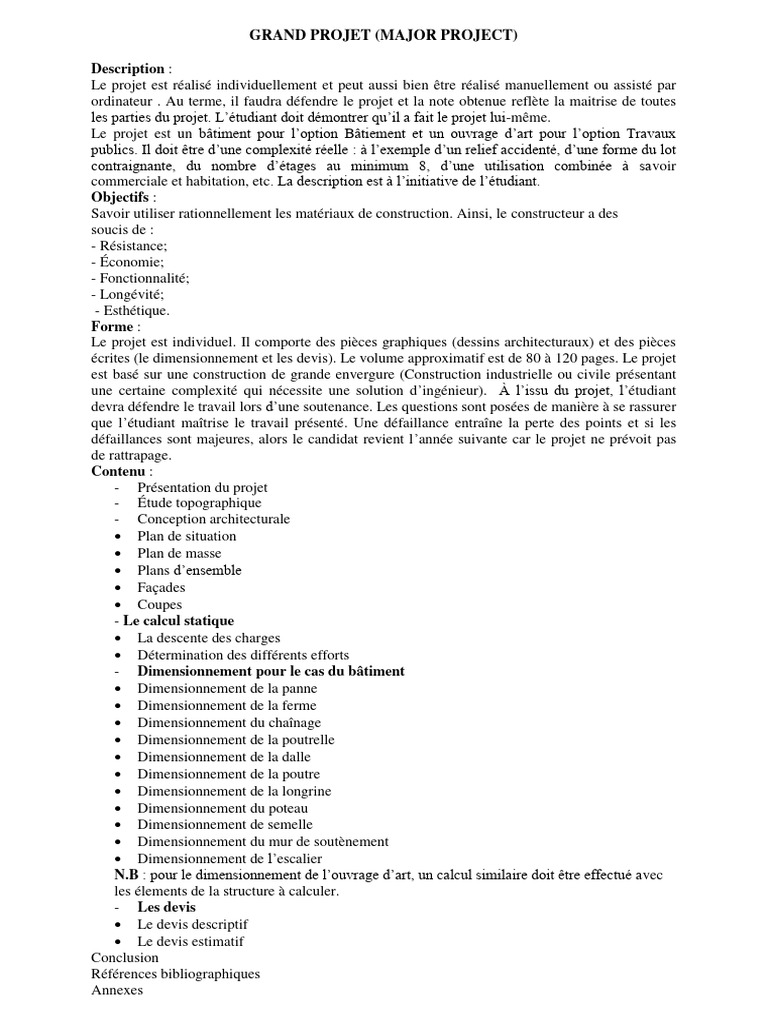 Projet de construction complexe individuel | PDF | Science | Immobilier