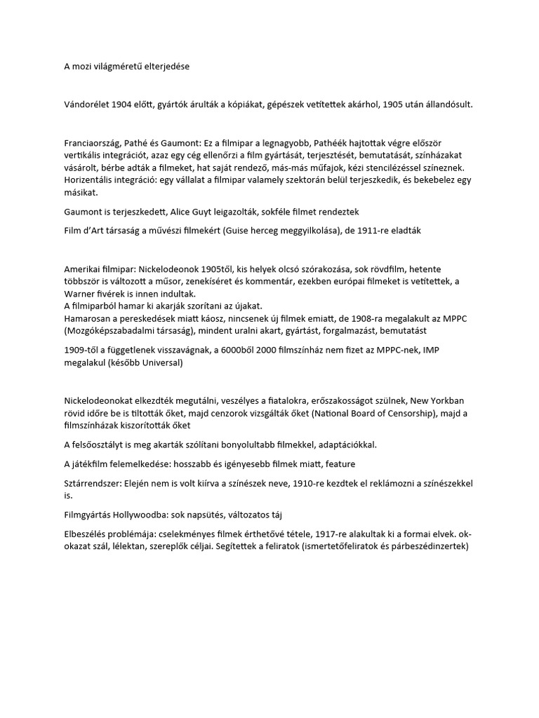 A Mozi Világméretű Elterjedése | PDF