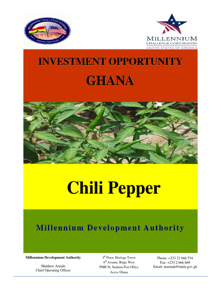 Ghana English Chili | PDF | Ghana | Chili Pepper