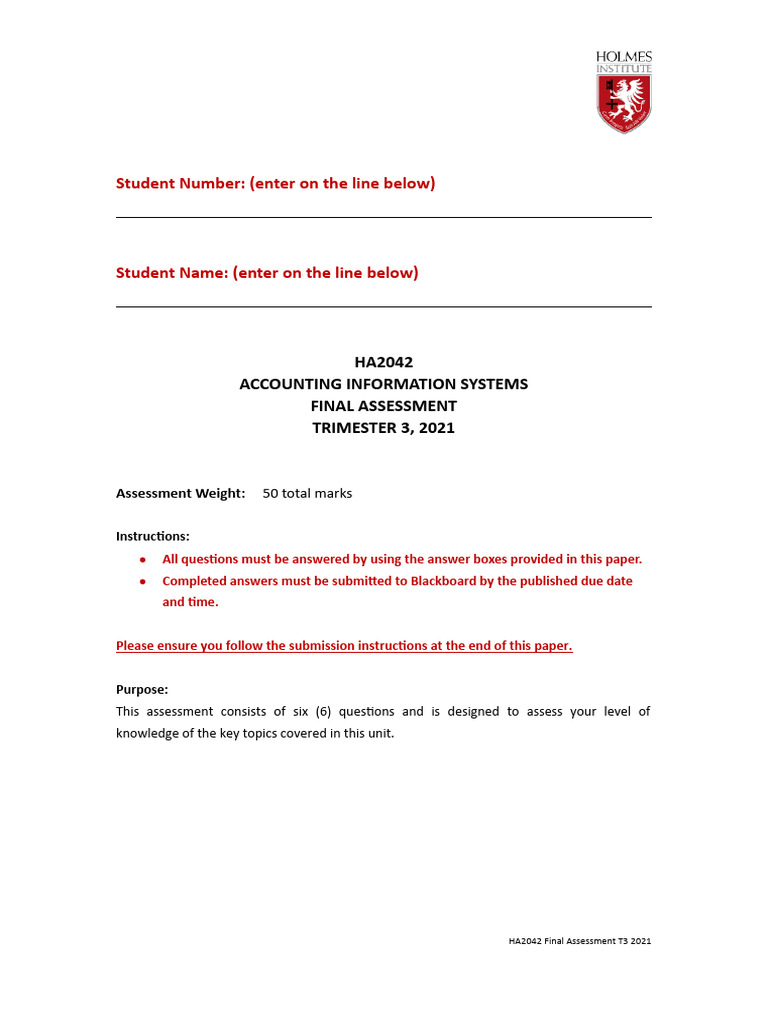 Fwd Final assessment file | PDF | Databases | Bookkeeping