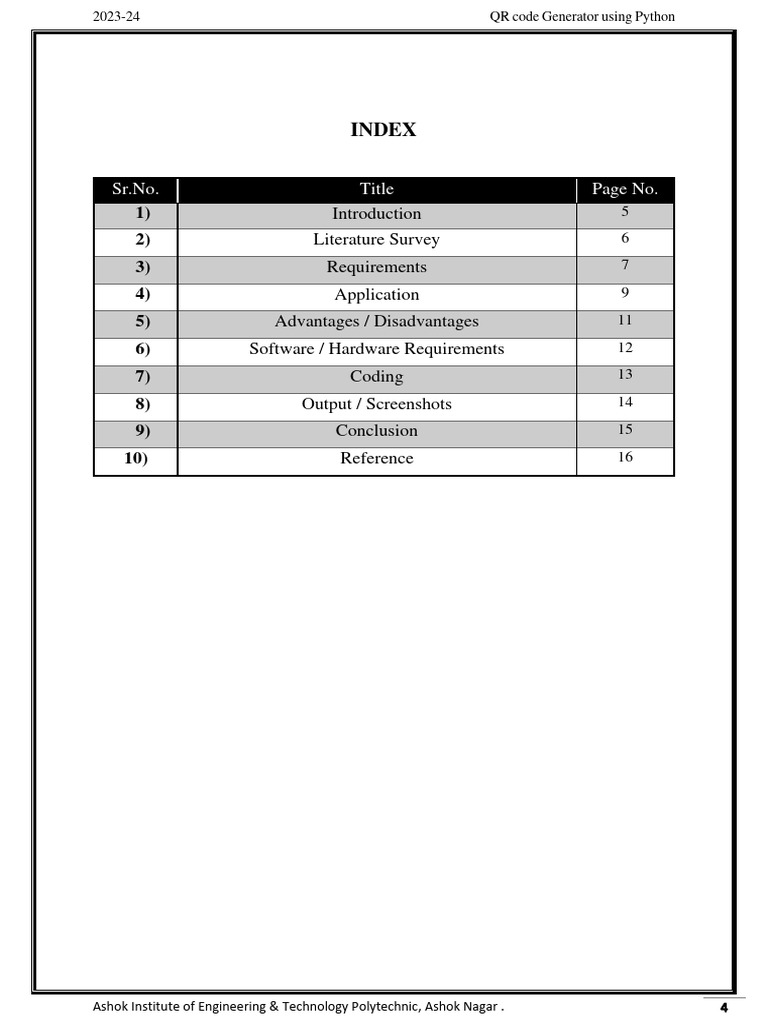 Python Micro-Project AH | PDF | Qr Code | Library (Computing)