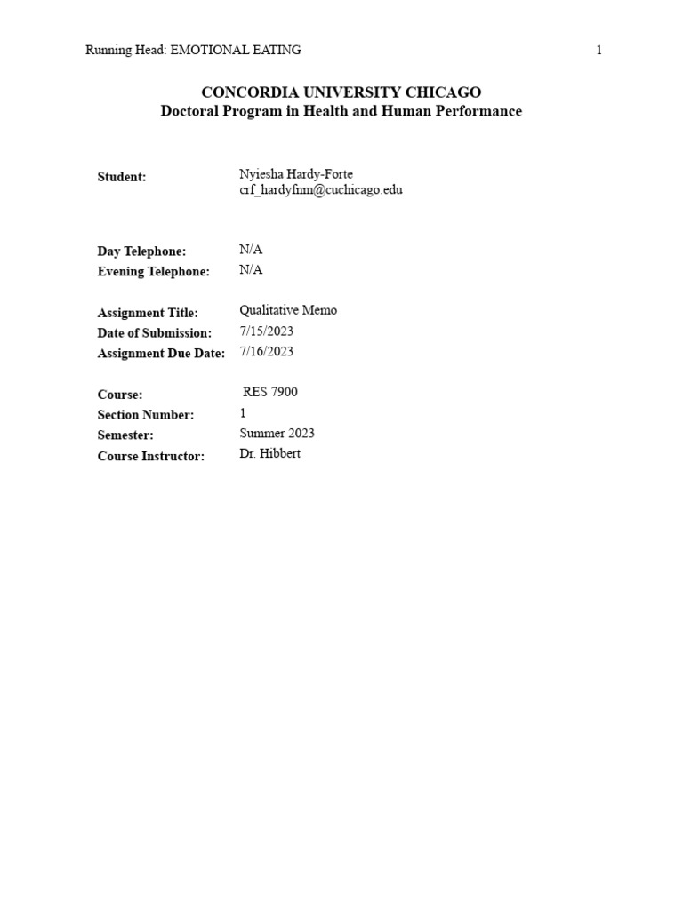 Week 10 Assignment Lit Review | PDF | Obesity | Stress (Biology)