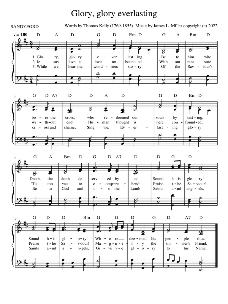 Glory, Glory Everlasting | PDF