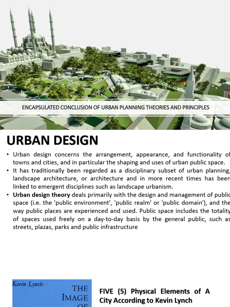 ENCAPSULATED CONCLUSION OF URBAN PLANNING THEORIES AND PRINCIPLES ...