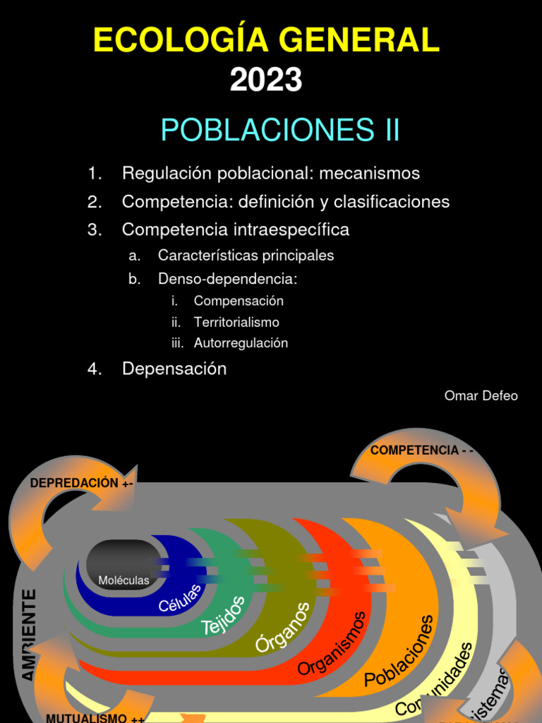 Eco-M3 Clase 3 Competencia Intra Defeo | PDF | Naturaleza | Biología