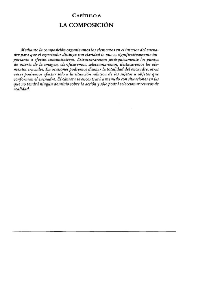 Manual Basico de Languaje y Narrativa Audiovisual-49-65 La Composición | PDF