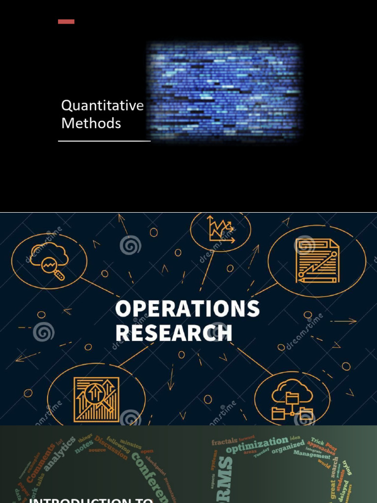 Introduction to OR (ppt) | PDF | Operations Research | Mathematical ...