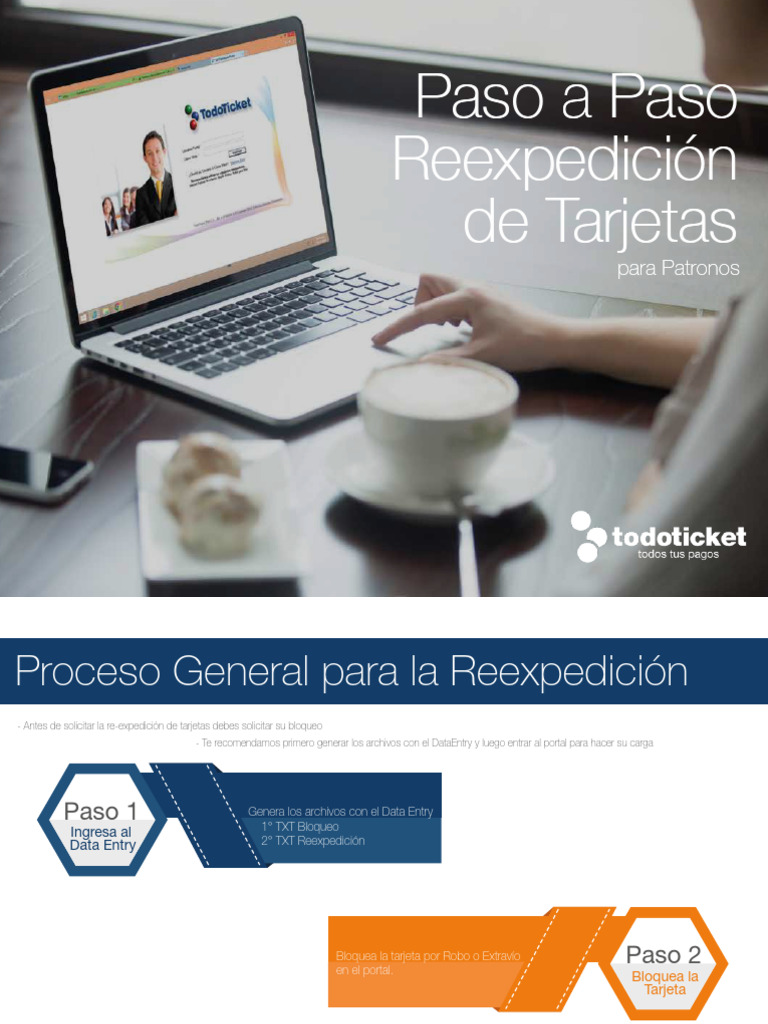 02 Paso A Paso Bloqueo y Reexpedicion Tarjetas | PDF | Informática
