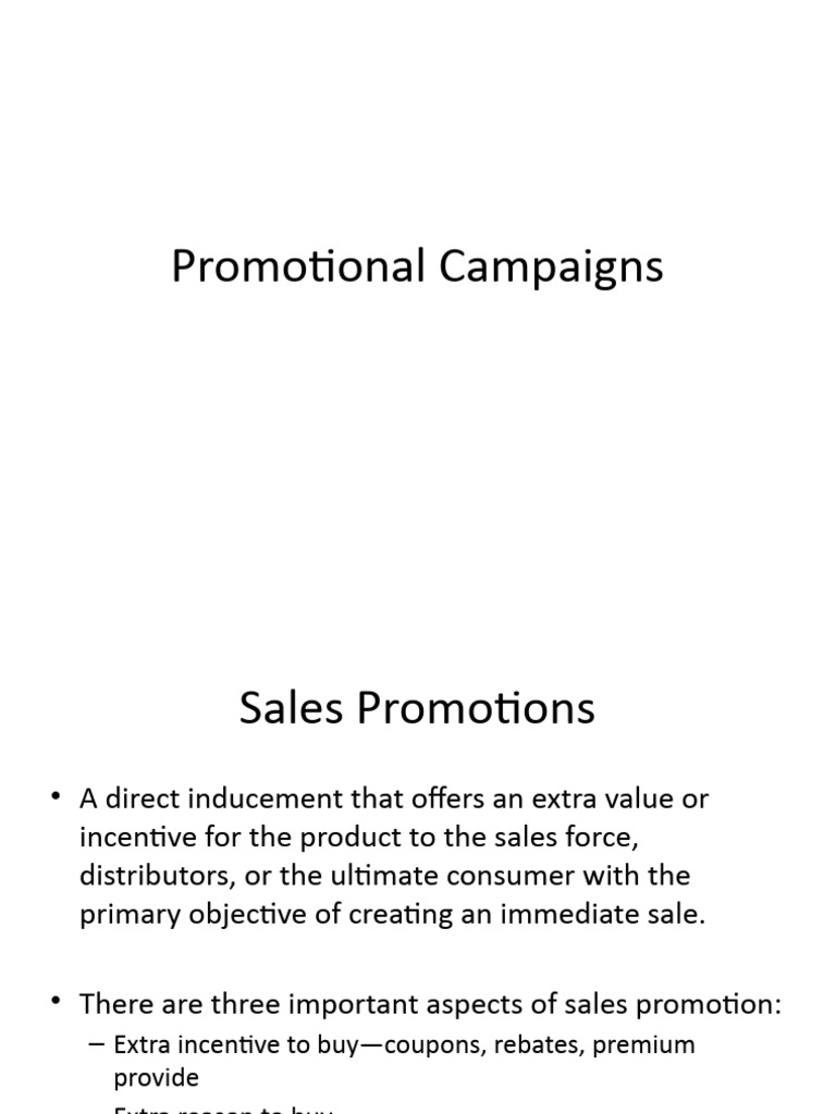 Effective Sales Promotion Strategies | PDF | Business | Marketing