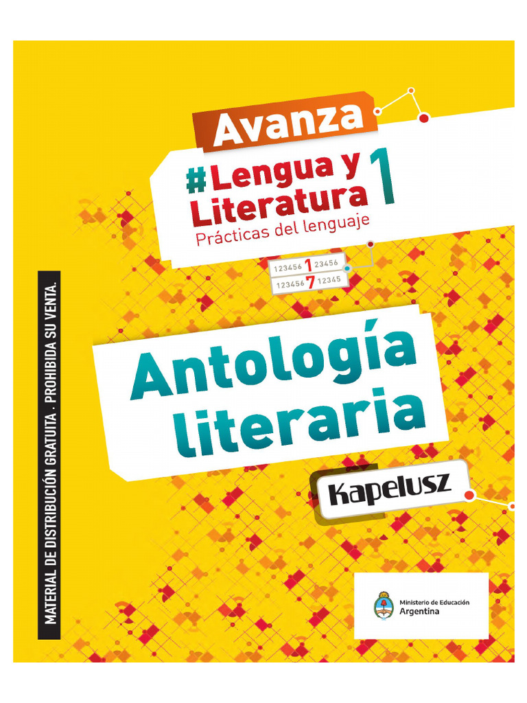 Avanza - Lengua y Literatura 1 - Antologia Literaria - Editorial Kapelusz | PDF