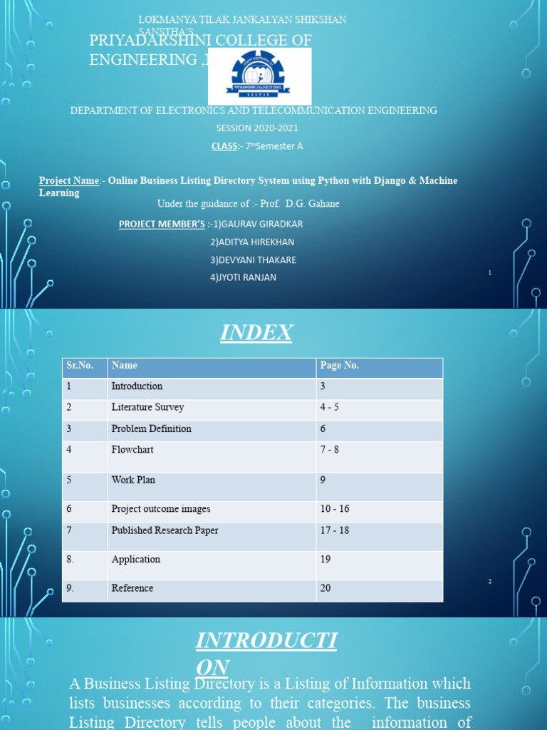 Project Pre-Submission | PDF | Information Technology | Computing