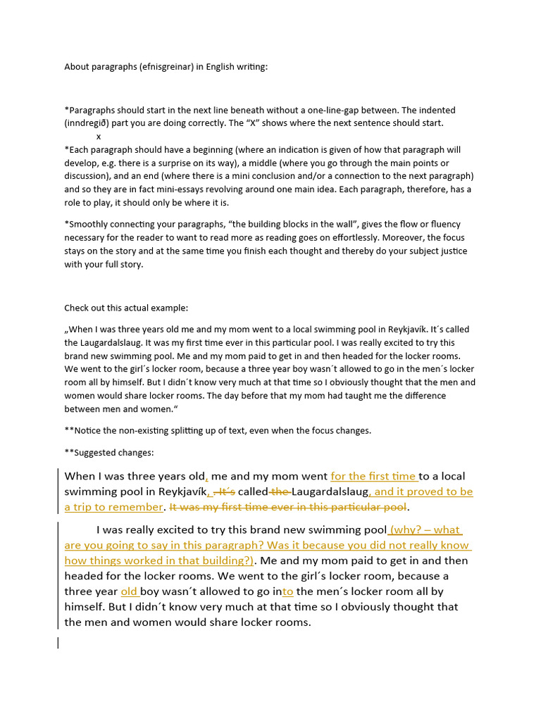 About Paragraphs | PDF