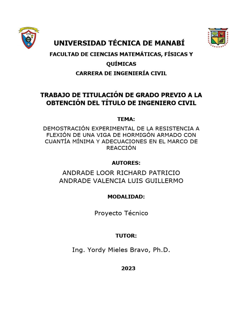 Avance | PDF | Viga (Estructura) | Hormigón