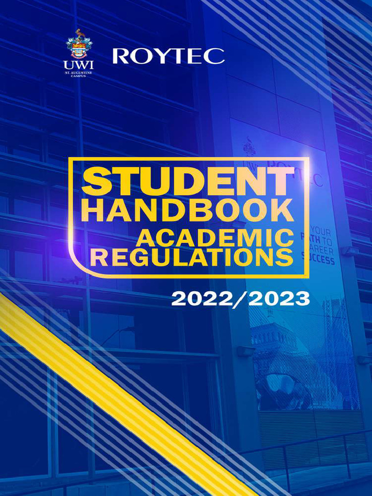 UWI-Roytec Student Guide 2022-2023 | PDF | University And College Admission