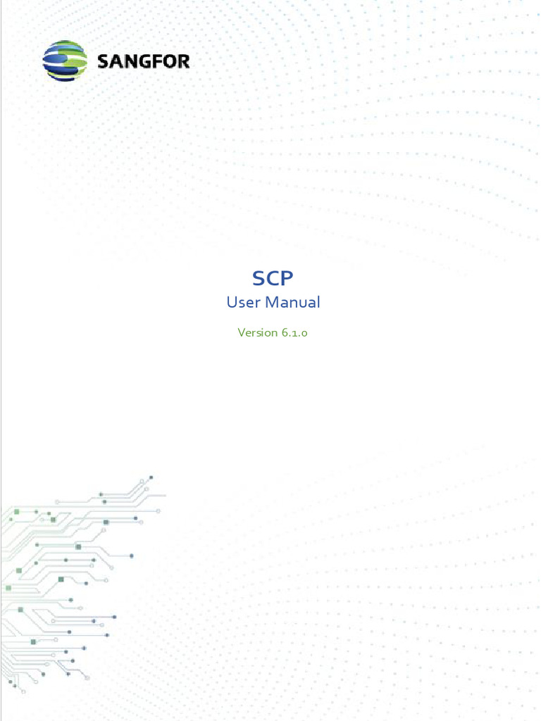 Sangfor SCP User Manual | PDF | Cloud Computing | Open Stack