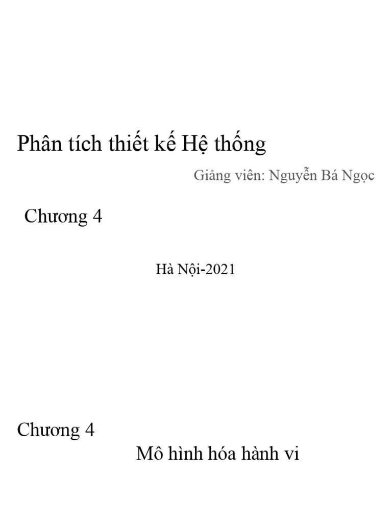 Ch04 MoHinhHoaHanhVi 1 | PDF