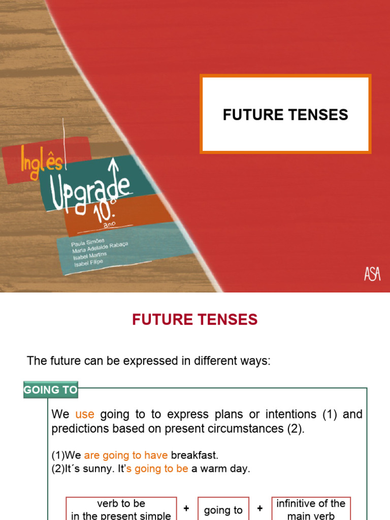 Future Tenses | PDF | Verb | Grammatical Tense