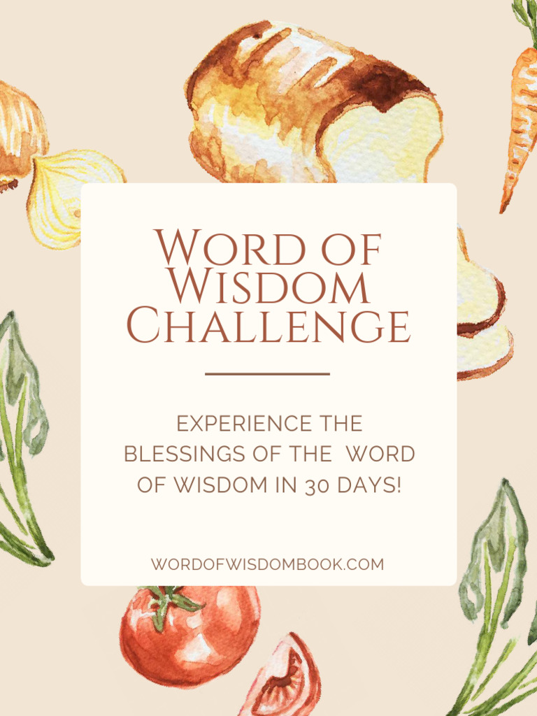 30-Day Word of Wisdom Challenge Guide | PDF | Lifestyle