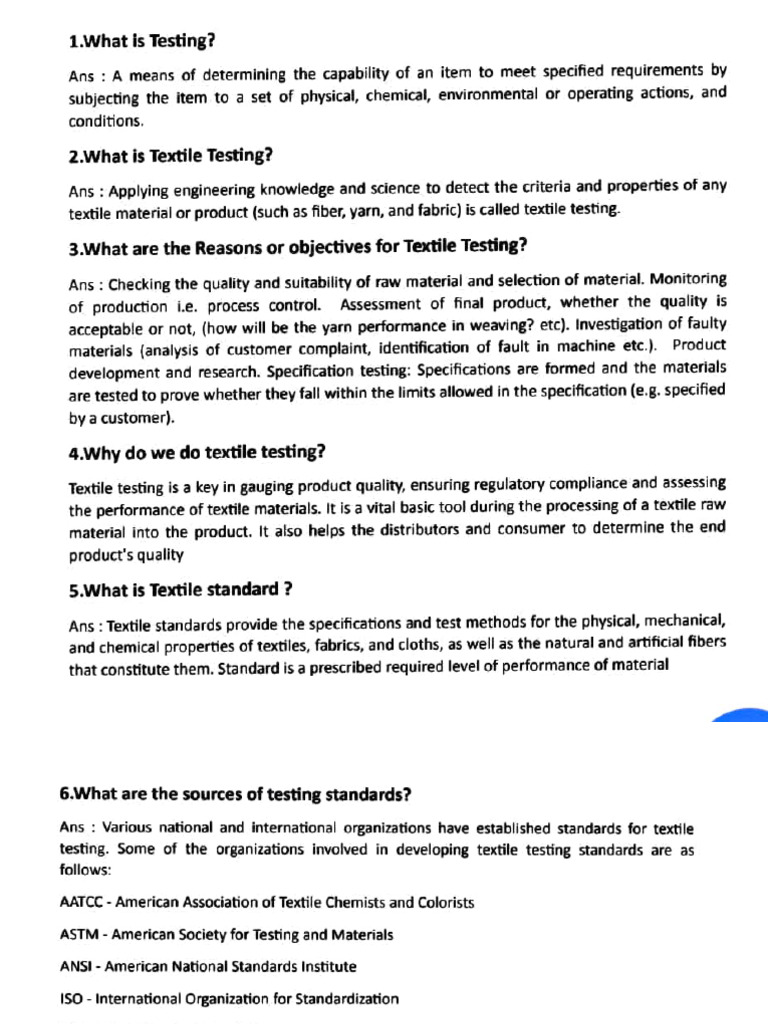 Textile Testing | PDF | Textiles | Dyeing