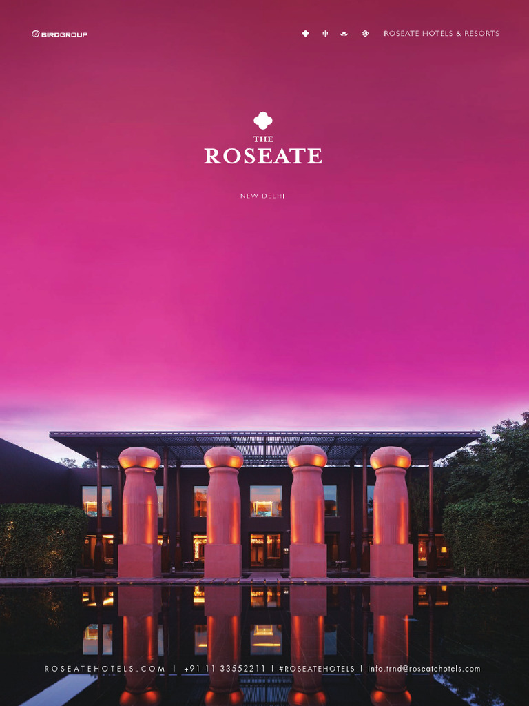 The Roseate New Delhi: Luxury Retreat | PDF | Cooking, Food & Wine