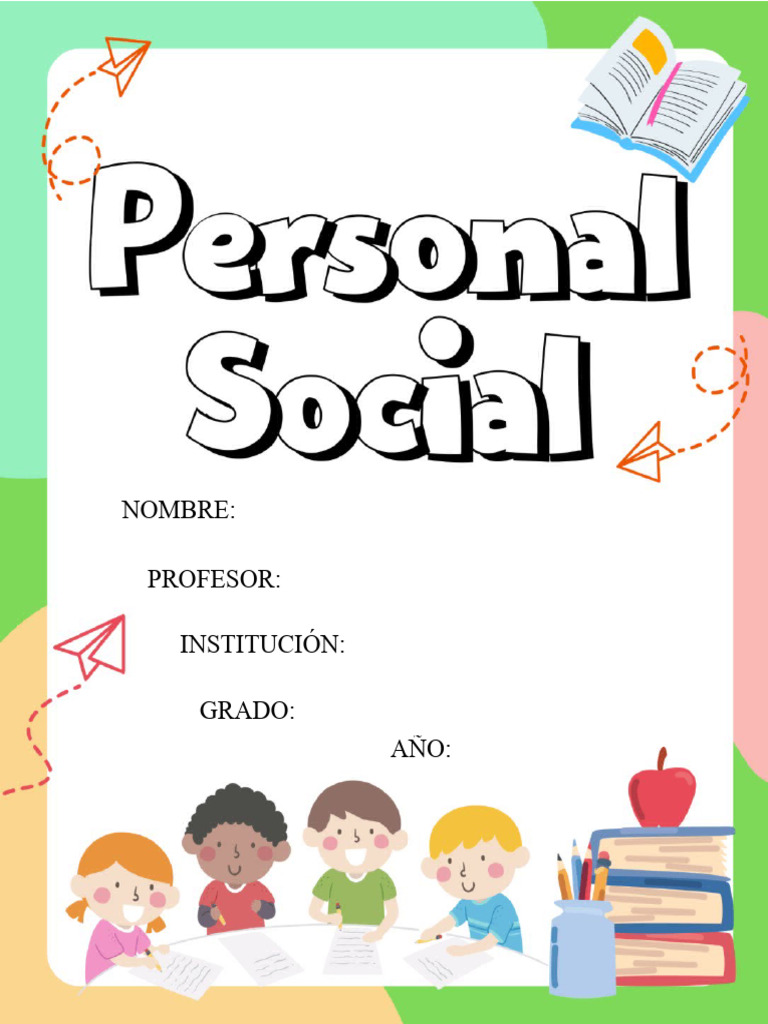 caratula-de-personal-social-para-primaria-en-word | PDF
