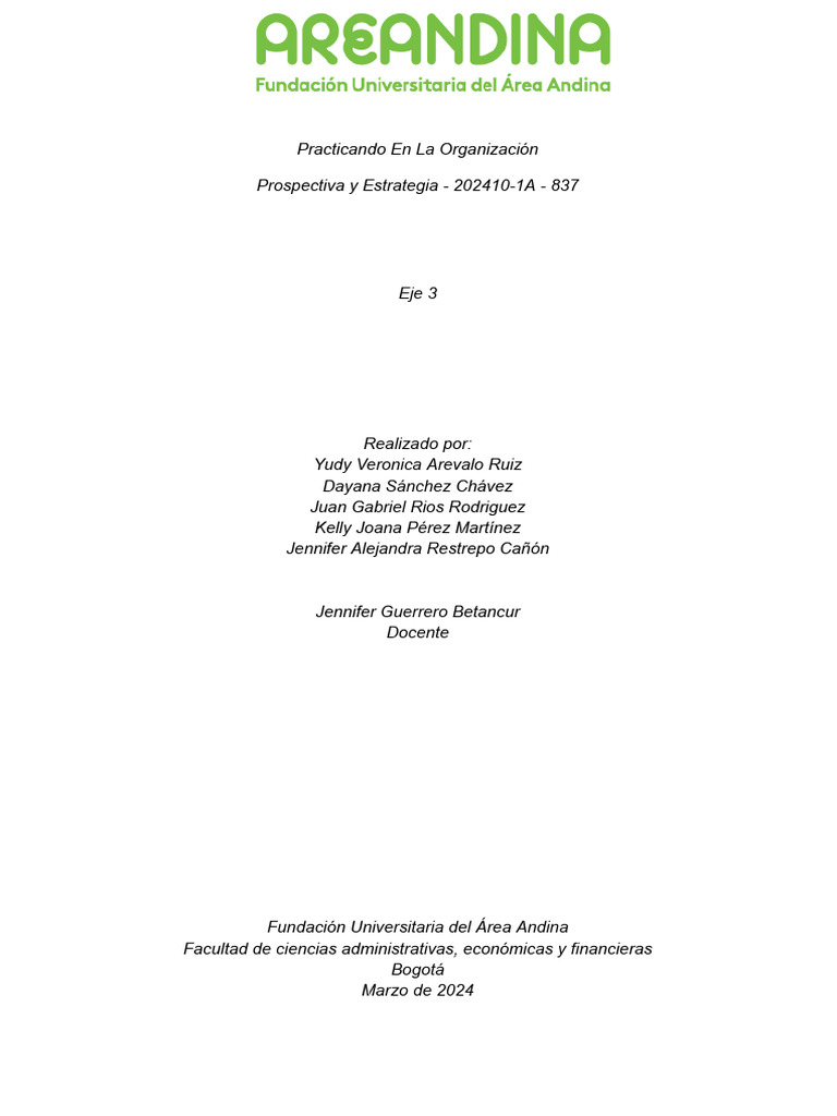 Practicando En La Organización | PDF | Mercado (economía) | Economias