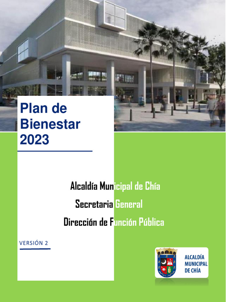 PLAN DE BIENESTAR SOCIAL E INCENTIVOS 2023 VERSION 2 | PDF | Bienestar | Institución