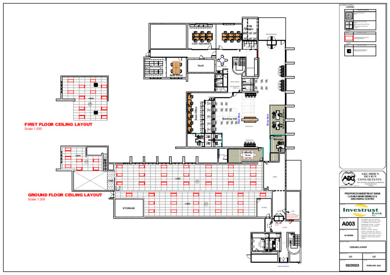 Investrust Lusaka Main Final-CEILING LAYOUT | PDF