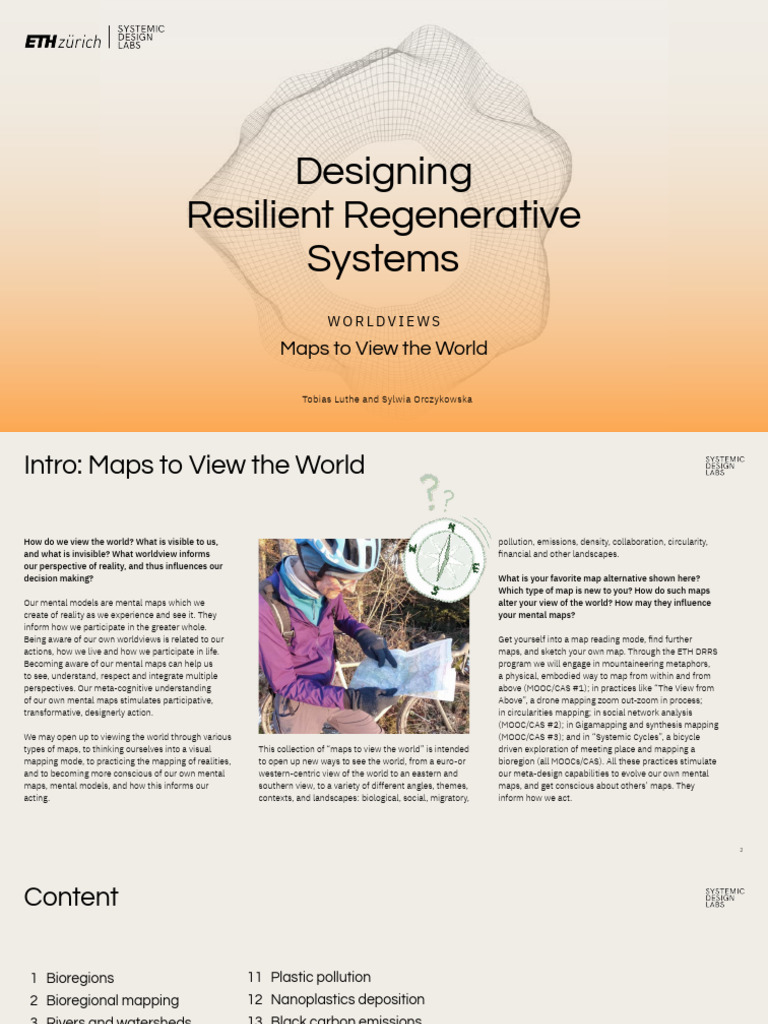 ETHZ-DRRS MOOC1 Module1.3-7 Maps | PDF | Biodiversity | Earth Sciences