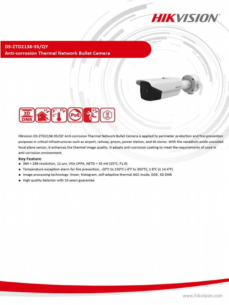 DS-2TD2138-35 - Qy | PDF | Optical Devices | Recording