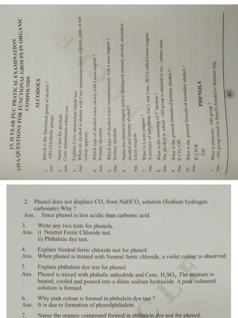 2PUC VIVA Question and Answers | PDF