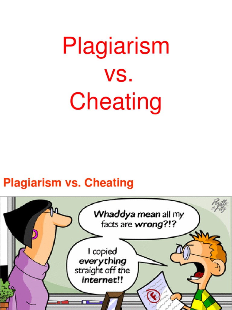 Cheating Vs Plagiarism | PDF | Plagiarism | Communication