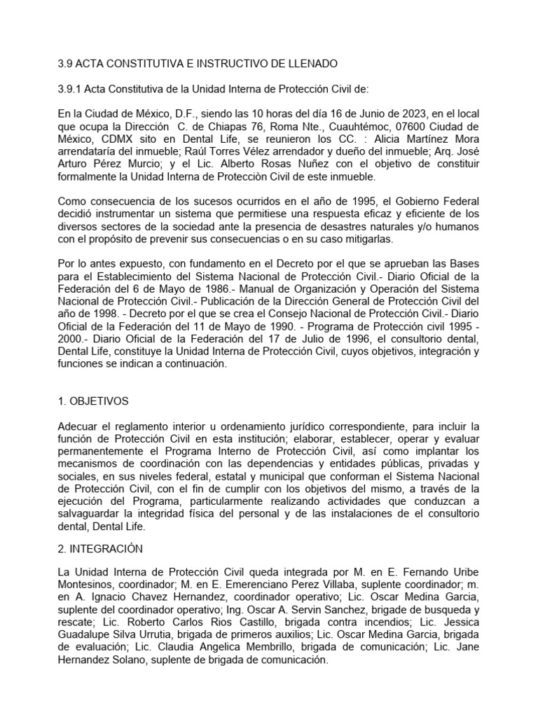 Programa de Protecciòn Civil | PDF | Defensa Civil | México