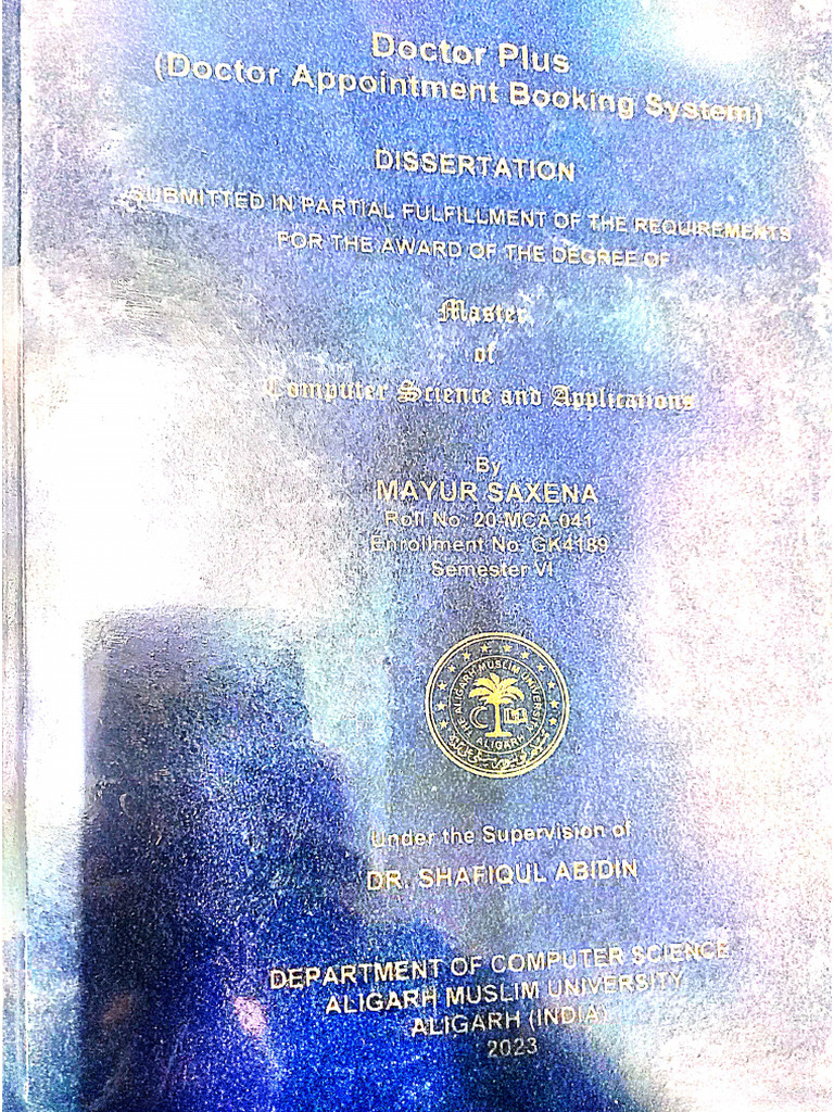 Plus Doc Appointment Booking System | PDF