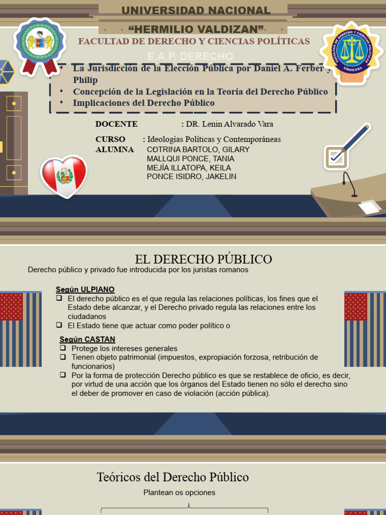 GRUPO 04 - La Jurisdicción de La Elección Pública Por Daniel A. Ferber ...