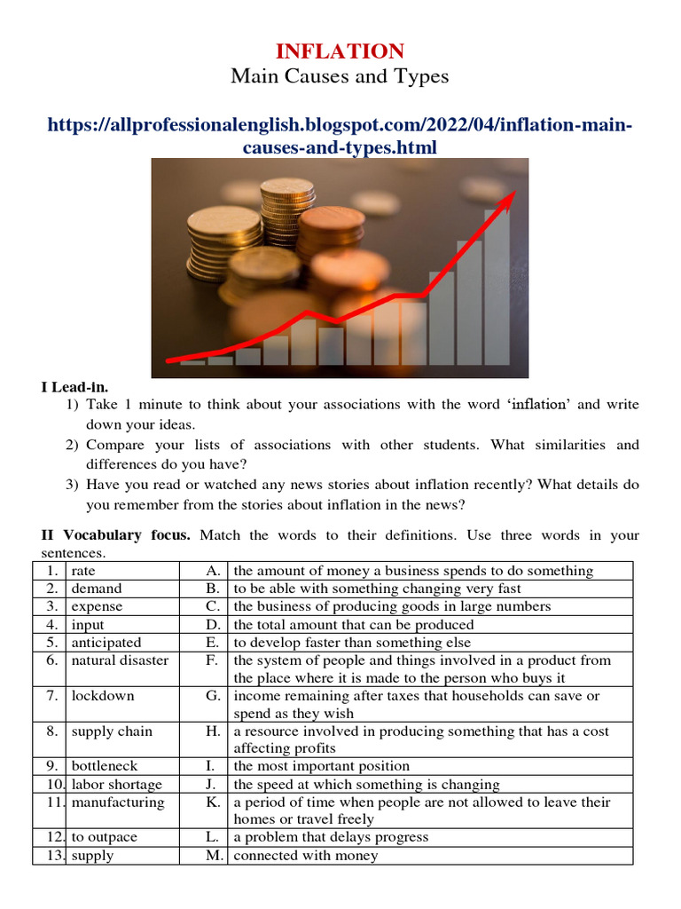 Inflation Task | PDF | Inflation | Consumer Price Index
