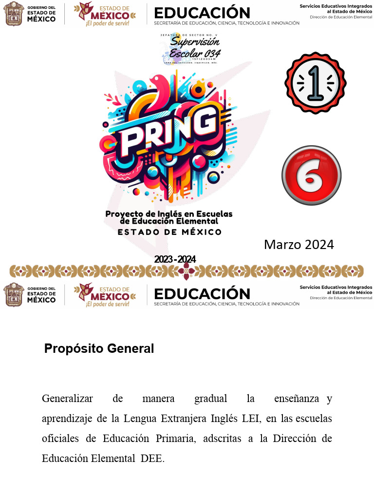 Proyecto Pring 2023-2024 | PDF | Aprendizaje | Cognición