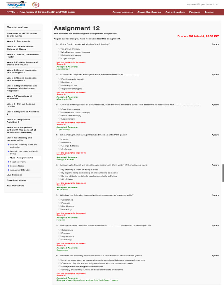 2021 Assignment 12 | PDF