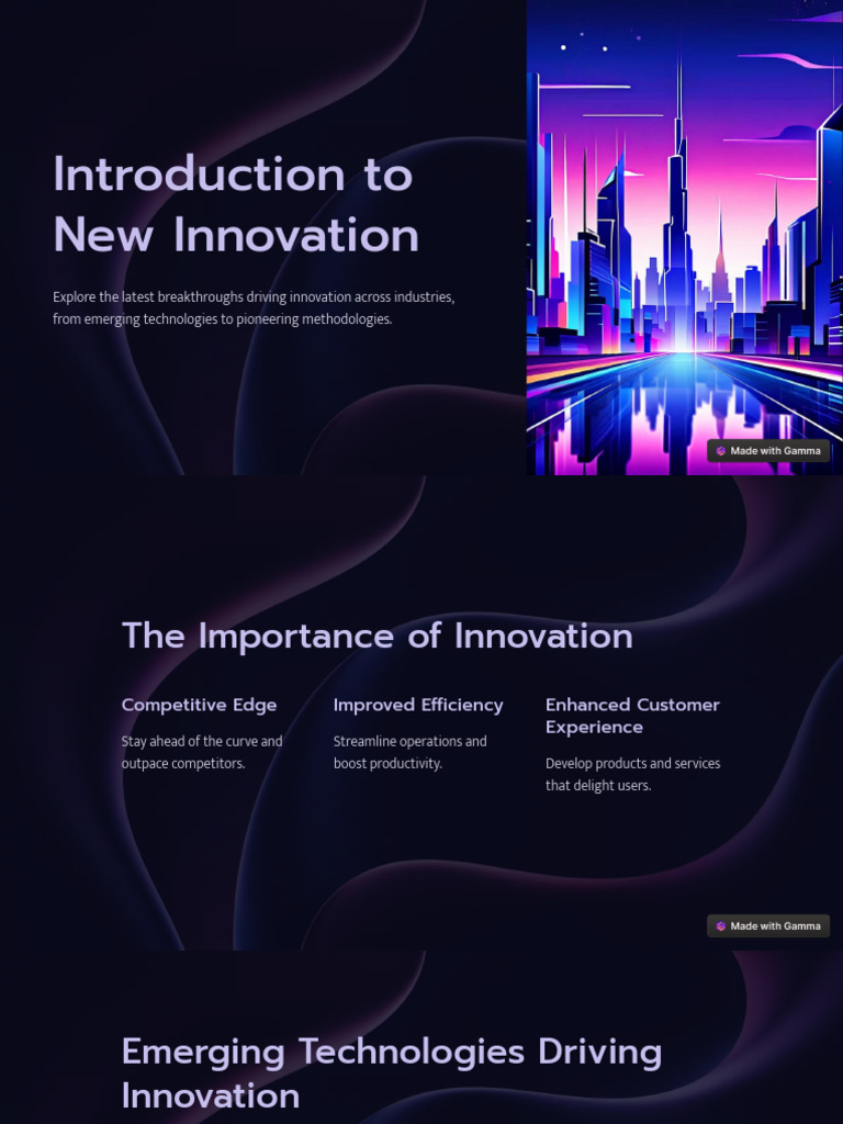 New Innovation | PDF | Innovation | Internet Of Things
