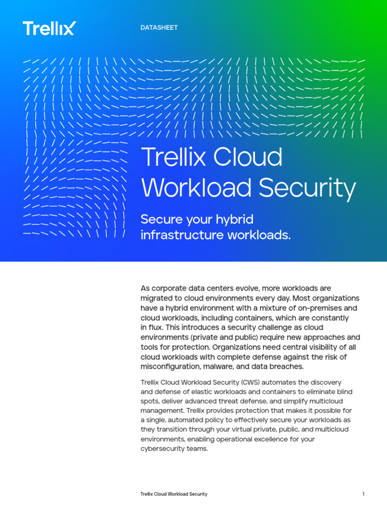 Trellix Cloud Workload Security Guide | PDF | Cloud Computing | Security