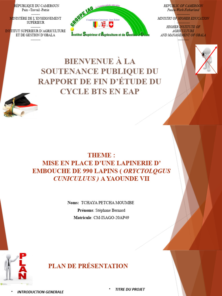Soutenance Tchaya | PDF | Biologie | Zoologie