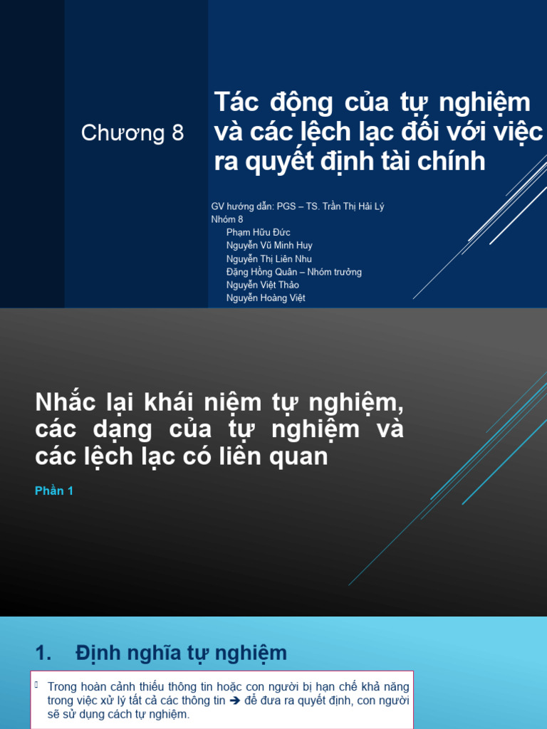 Chuong 8 - Tài Chính Hành VI | PDF